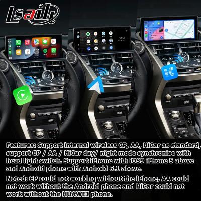 China Base de Qualcomm Android 13 8+128GB Lexus NX300 NX300h NX200t interfaz de video de juego de Android en venta