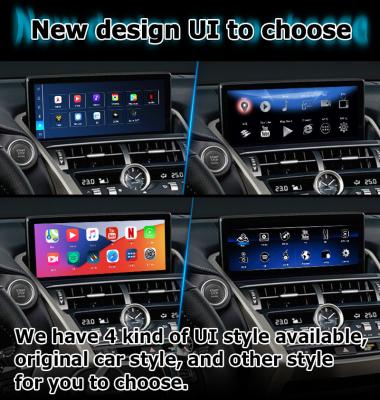 China Base de Qualcomm Android 13 8+128GB Lexus NX300 NX300h NX200t interfaz de video de juego de Android en venta