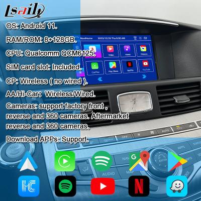 China Interfaz multimedia 8G Qualcomm Android para Infiniti Q70 M45 M25 2010- CarPlay Box inalámbrico, Android Auto, NetFlix en venta
