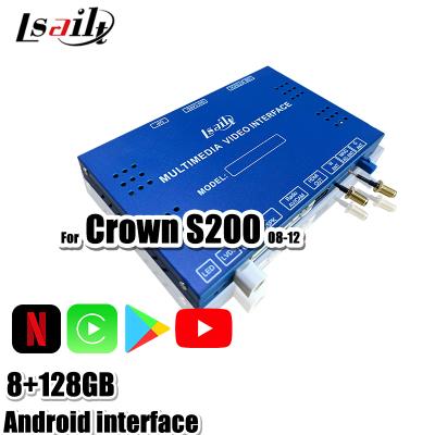 China Android 13 Interfaz multimedia para Toyota Crown S200 URS206 2008-2012 Modelo Modulo de actualización de Android Incluido YouTube, NetFlix, Google Map en venta