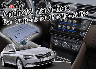 China Caja 4/2 GB de la navegación del coche de Android del patio de 1,2 gigahertz de memoria de funcionamiento Skoda magnífico en venta