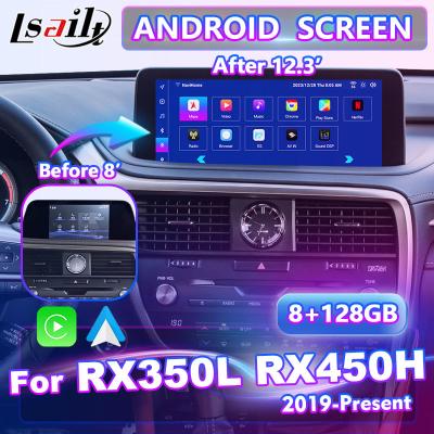 Lsailt Android Carplay Multimedia Screen for 2019-2021 Lexus RX 450h RX300 RX350L RX450hL RX350 RX450h