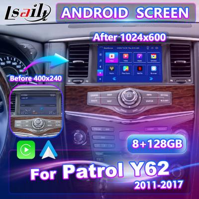 Lsailt Android Screen Car Multimedia Display for Nissan Patrol Y62 2011-2017