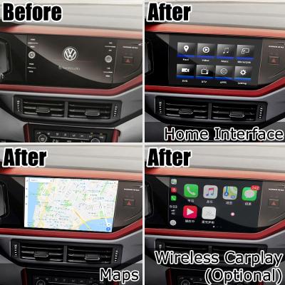 China App video de Google de la pantalla del molde del interfaz de la navegación de GPS Android para MIB MIB2 de VW Polo MQB 6,5 y 8 pulgadas en venta