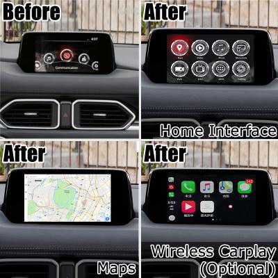 China Gps autos de la caja de Android del interfaz carplay de Mazda CX-5 CX5 con control del botón del origen de Mazda en venta