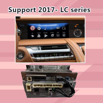 China Juego auto carplay del interfaz video de la caja de la navegación GPS de Lexus LC500 LC500h y androide inalámbrico opcional de youtube Google en venta