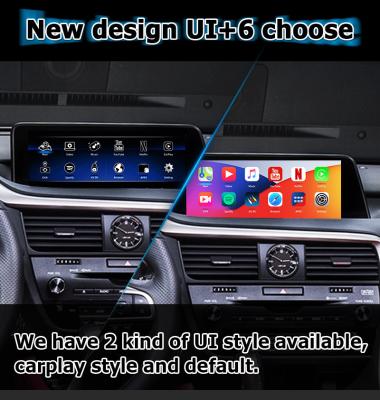China Caja carplay de la navegación de la versión 4GB RAM Android de RX350 RX450h Lexus Video Interface 16-19 en venta