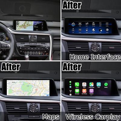 China Caja carplay de la navegación de la versión 4GB RAM Android de RX350 RX450h Lexus Video Interface 16-19 en venta
