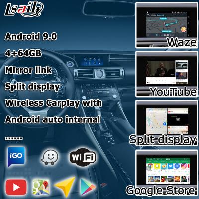 China Juego carplay auto de youtube Google del waze del control del ratón del botón de Lexus IS200t IS300h de la caja de Android en venta