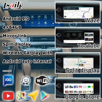 China Juego auto carplay del interfaz video de la caja de la navegación GPS de Lexus LC500 LC500h y androide inalámbrico opcional de youtube Google en venta