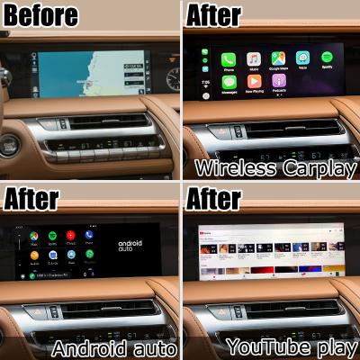 China Juego auto carplay del interfaz video de la caja de la navegación GPS de Lexus LC500 LC500h y androide inalámbrico opcional de youtube Google en venta