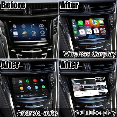 중국 캐딜락 CTS 자동차 비디오 인터페이스 박스를 위한 무선 카플레이 안드로이드 오토 안드로이드 9.0 네비게이션 박스 판매용