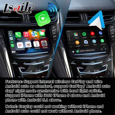 중국 캐딜락 CTS 자동차 비디오 인터페이스 박스를 위한 무선 카플레이 안드로이드 오토 안드로이드 9.0 네비게이션 박스 판매용