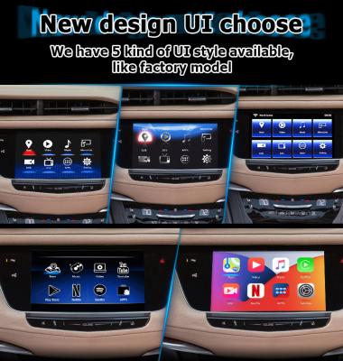 중국 캐딜락 XT5 비디오를 위한 GPS 무선 전신 카플레이 안드로이드 오토 네비게이션 박스 비디오 인터페이스 판매용