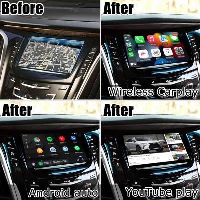 중국 캐딜락 에스컬레이드를 위한 안드로이드 오토 무선 전신 카플레이 네비게이션 박스 비디오 인터페이스 판매용