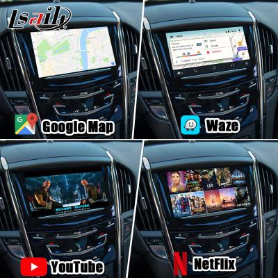 中国 YouTube、NetFlix、無線CarPlayのWazeとのキャデラックATS XTS SRXの手掛りのためのマルチメディアのビデオ インターフェイス 販売のため