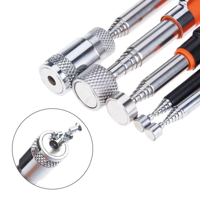 Portable Telescopic Magnetic Magnet Pen Handy Tool Capacity for Picking up Nut Bolt Extendable Pickup Rod Stick