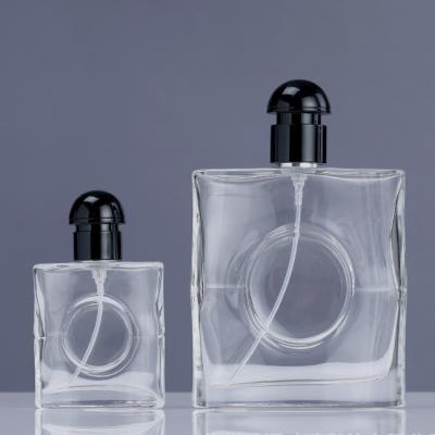 China O perfume vazio engrossado do vidro do quadrado engarrafa a multi cena de 80ml 100ml à venda