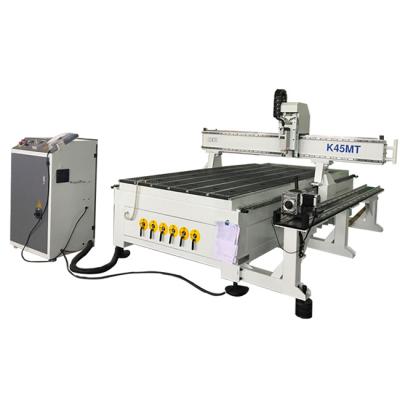 中国 K45 4 Axis CNC Router Woodworking Furniture Making Machine With Rotary Axis 販売のため