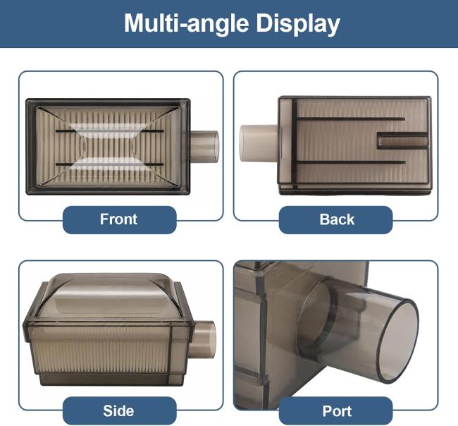 Oxygen concentrator intake filter packaging
