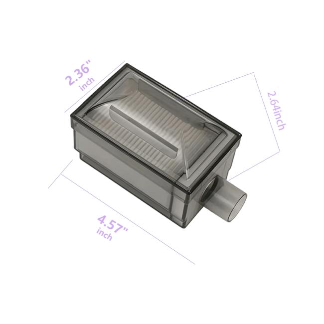 Oxygen concentrator intake filter dimensions