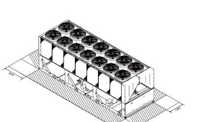China Ultra o ar industrial do parafuso da eficiência elevada R134a refrigerou a bomba de calor 874.2kW à venda