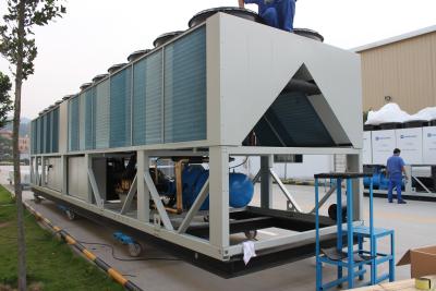 China O ar industrial de 3 fases da eficiência elevada 719.6KW refrigerou o refrigerador do parafuso à venda