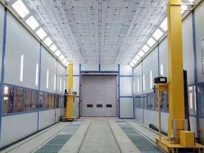 China Diesel-Heated Baking Systems for Commercial Fleet Refinishing Large Spray Booths for sale