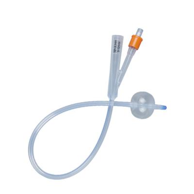 Cina il Silastic francese 14 di 35cm 2 anti del catetere di Foley del silicone di modo aderiti riduce l'attrito in vendita