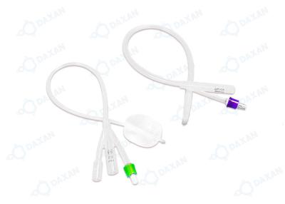 Cina Catetere femminile 250cm urinarii 6FR 12FR 5ml 10ml di Foley del silicone di 3 modi in vendita
