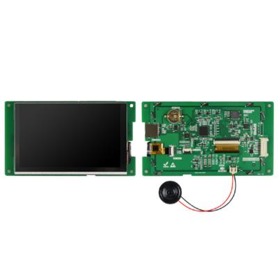Cina Haier Serial Port Screen Uart Touch Screen 5.0 Inch 800*480 1000cd/m2 in vendita