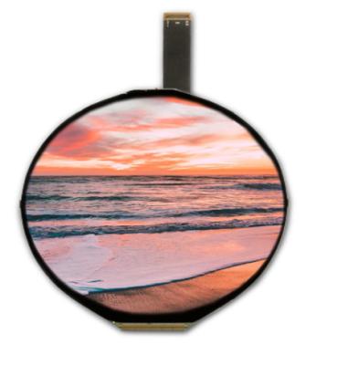 Cina Esposizione a 1,3 pollici di TFT LCD del giro di 240*240 IPS per l'orologio rotondo della O in vendita