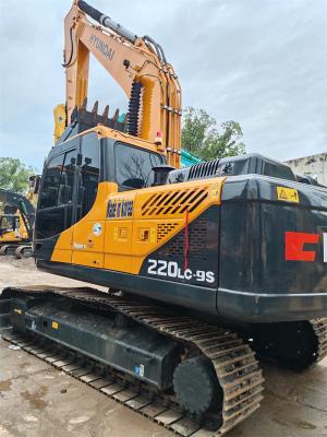 중국 양호한 상태는 현대 굴삭기 220LC-9S 136KW 엔진 출력 22100kg 작동 중량을 사용했습니다. 판매용