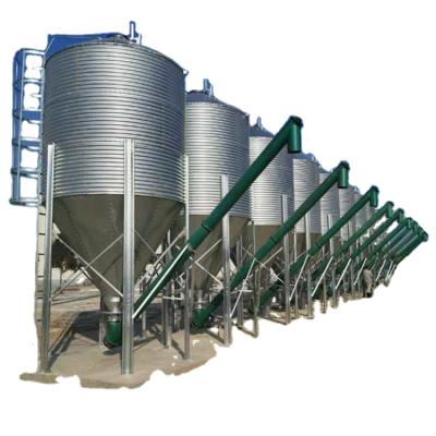 China Good Price Cost Stainless Steel Grain Storage Silo Poultry Chicken Feed Silo Grain Silo en venta