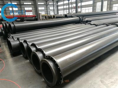 Cina Tubo UHMWPE con flange in acciaio e basso assorbimento dell'acqua < 0,01% in vendita
