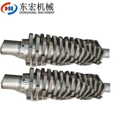 Chine Matériau d'alliage Déchiqueteur à double arbre Déchiqueteur industriel multifonctionnel à vendre