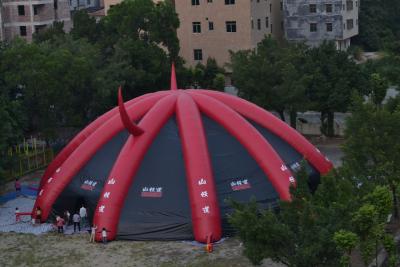 China Casa inflável grande da abóbada/barraca inflável feita sob encomenda vermelha do evento à venda