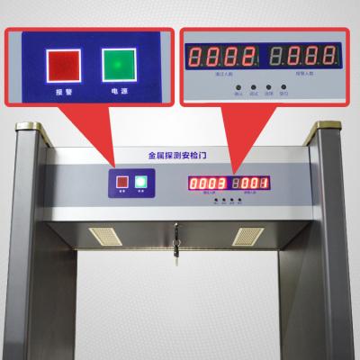 Cina Metal detectori di sicurezza della struttura di porta da 50/60 di hertz con il conteggio del passaggio e dell'allarme in vendita