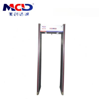 Cina Dispositivi di sicurezza impermeabili della porta dell'attrezzatura/LED del metal detector della porta dell'allarme di Aduio in vendita