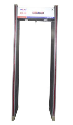 Cina 8 dispositivi di sicurezza della porta del metal detector di progressione dell'esposizione di LED di stato con 6 zone in vendita