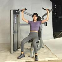 Quality Body Building Steel Gym Shoulder Press Machine Targeted Shoulder Strength Training for sale
