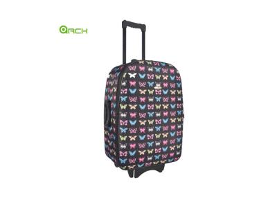 중국 Printing Round Shape Travel Trolley Lightweight Luggage Bag with 6 External Wheels 판매용