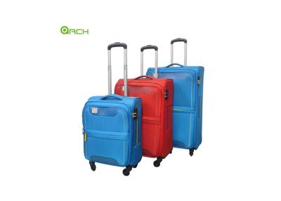 Κίνα Κατασκευαστής 3PCS Set Travel Trolley Ελαφριά τσάντα αποσκευών με δύο μπροστινές τσέπες προς πώληση
