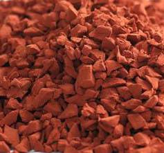 China 1mm 3.5mm Rubber Mulch Chips For Playground Recycled EPDM European Standard for sale