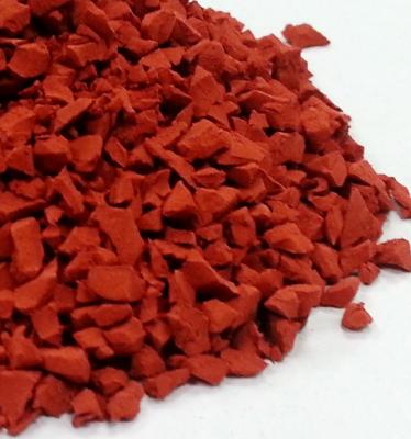 Cina EPDM Surface Rubber Mat Flooring No Smell Recycled Rubber Flooring in vendita