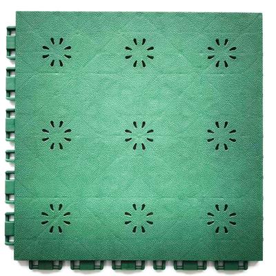 Cina Sport Elasticity TPE Backyard Floor Tile Basketball Court Interlocking in vendita