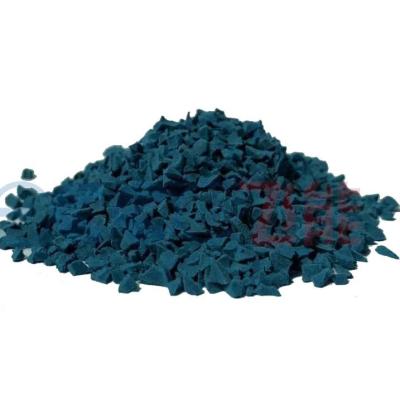 Cina Certificato di gomma dei granelli IAAF WAF di colore blu scuro di EPDM in vendita
