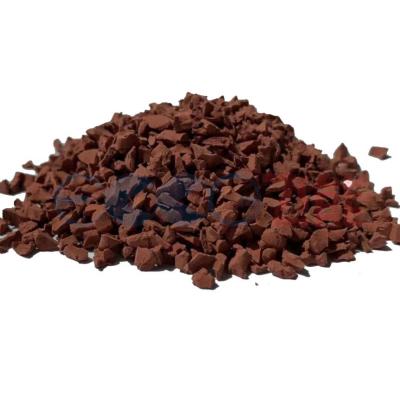 Cina briciola di gomma rossa di 3.5mm Ecolastic EPDM per la superficie all'aperto del marciapiede in vendita