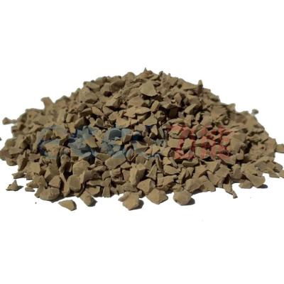 Cina I granelli di gomma EPDM IAAF MSDS di colore di Brown hanno approvato in vendita