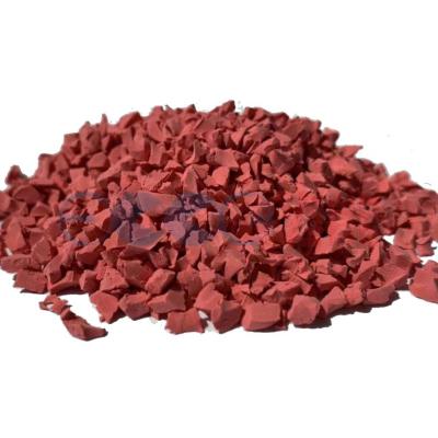 Cina 4mm EPDM Rose Color Rubber Granules Safe per la pavimentazione di gomma prescolare in vendita